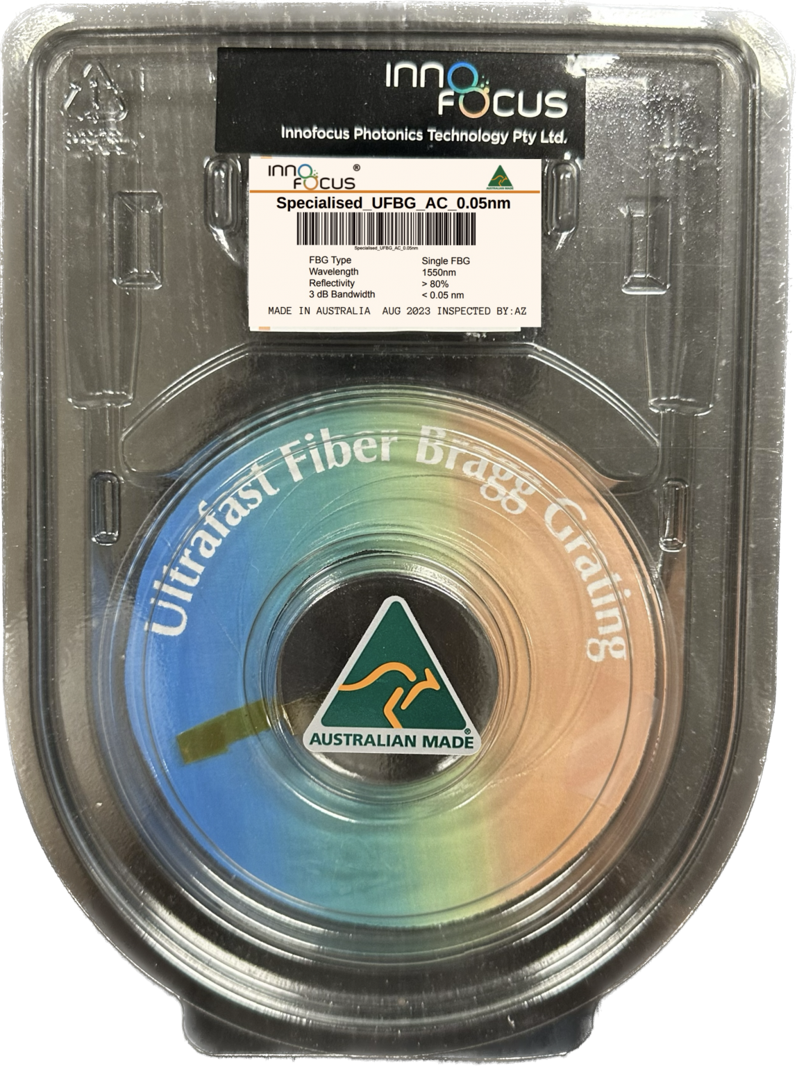 超快光纤布拉格光栅 (UFBG) - Innofocus光子科技